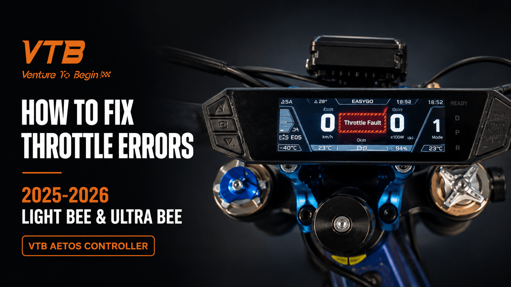 How to Fix Throttle Errors on 2025-2026 Light Bee & Ultra Bee with a V ...